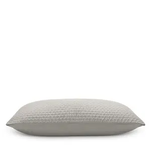 BOLL & BRANCH Signature Textured Stitch Quilted King Sham - Pewter