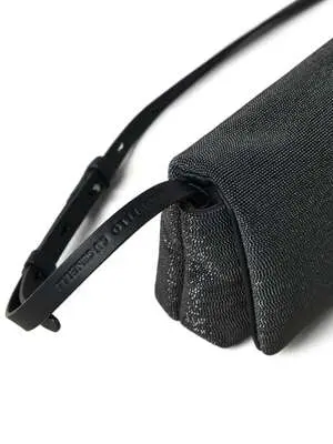 Brunello Cucinelli Shiny Crossbody Bag - Black
