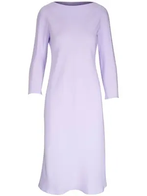 PETER COHEN Silk Midi Dress - Purple