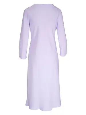 PETER COHEN Silk Midi Dress - Purple