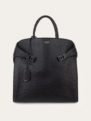 FERRAGAMO Hug Tote Bag - Black