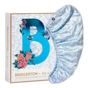 KITSCH Bridgerton X Satin Wrapped Hair Towel - One-color
