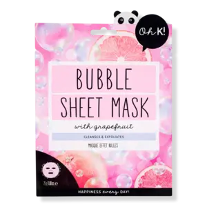 OH K! Pink Bubble Sheet Mask With Grapefruit - One-color