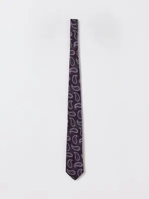 Etro Paisley Printed Neck Tie - Violet