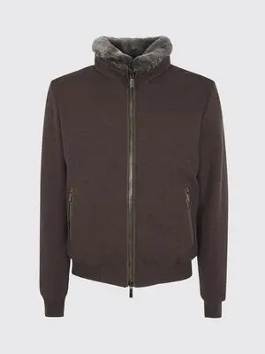 MOORER Bellati Bomber Jacket - Brown