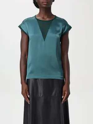 Pinko Draped V-neck Top - Green