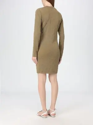Pinko Button-up V-neck Dress