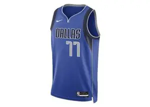Nike Nba Dallas Mavericks Luka Doncic Icon Edition Swingman Dri-fit Jersey - Blue