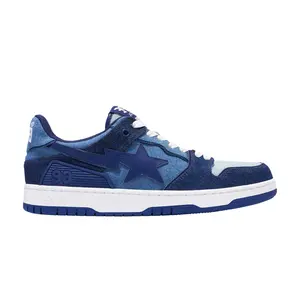 A BATHING APE Wmns Sk8 Sta 'denim' Sneakers - Blue