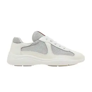 Prada America's Cup Biker Fabric Sneakers - White