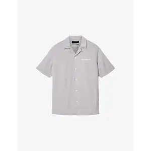 ALLSAINTS Underground Logo-print Relaxed-fit Woven Shirt