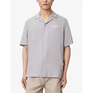 ALLSAINTS Underground Logo-print Relaxed-fit Woven Shirt