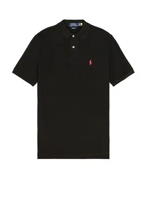 Polo Ralph Lauren Classic Fit Mesh Polo - Black