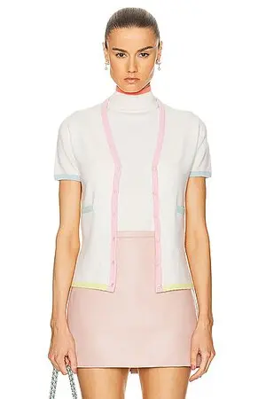 Chanel 1998 Cashmere Top & Cardigan Set