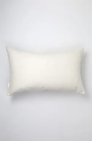 ARCHIVE NY Santiago Lime And Pink Handwoven Cotton Ikat Rectangle Throw Pillow