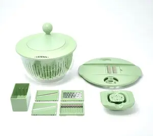 HENNING LEE 10pc Multi Function Salad Spinner & Prep Bowl - One-color