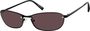 Zenni Cat-eye Stainless Steel Sunglasses - Black