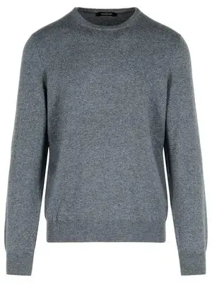 GRAN SASSO Cashmere Crew Neck Sweater - Grey
