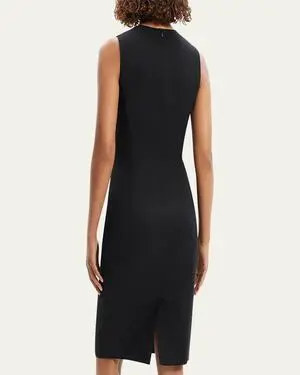 Theory Slim Midi Sheath Dress