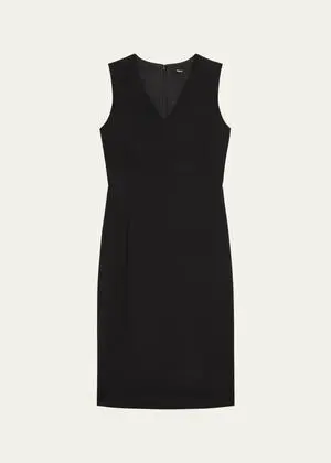 Theory Slim Midi Sheath Dress