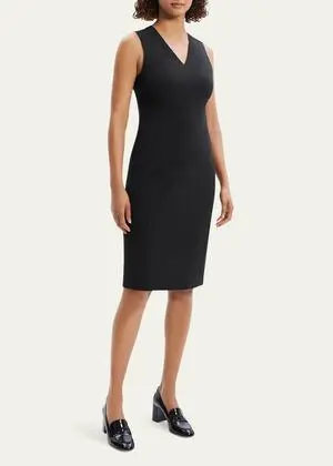 Theory Slim Midi Sheath Dress