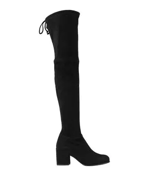 STUART WEITZMAN Suede Over-the-knee Boots - Black