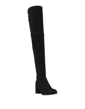 STUART WEITZMAN Suede Over-the-knee Boots - Black