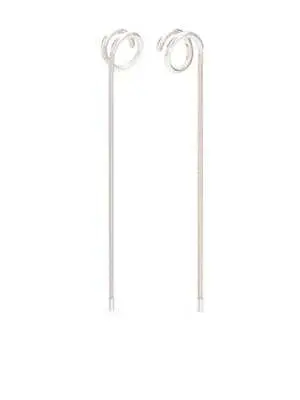 COURREGES Holy Chained Dangle Earrings