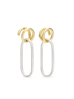 COURREGES Holy Union Dangle Earrings