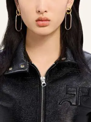 COURREGES Holy Union Dangle Earrings