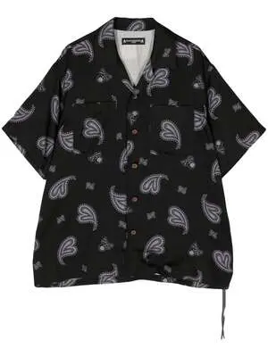 MASTERMIND WORLD Paisley-print Silk Shirt