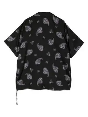 MASTERMIND WORLD Paisley-print Silk Shirt