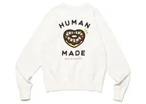 HUMAN MADE X Krispy Kreme Crewneck Sweatshirt - White