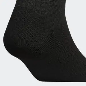 Adidas Athletic Cushioned Quarter Socks 6 Pairs - Black