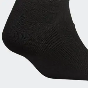 Adidas Athletic Cushioned Low-cut Socks - Black