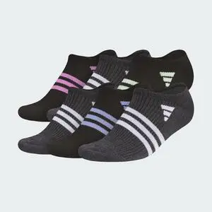 Adidas Superlite 3.0 6-pack No-show Socks - Black / Pulse Lilac / White