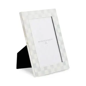 MACKENZIE-CHILDS Sterling Check Silver Plated 5x7 Frame