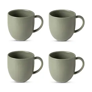 COSTA NOVA Pacifica Mugs, Set Of 4 Artichoke