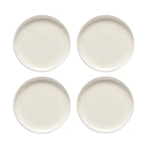 COSTA NOVA Pacifica Dinner Plates, Set Of 4 Vanilla