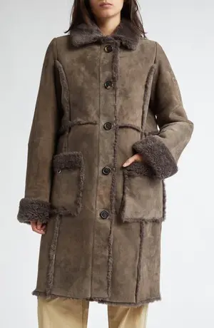 Saks Potts Emma Genuine Shearling Coat