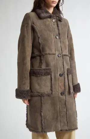 Saks Potts Emma Genuine Shearling Coat