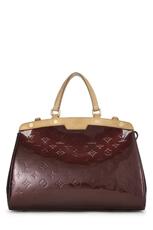 LOUIS VUITTON Rouge Fauviste Monogram Vernis Brea - Red