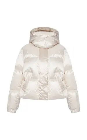 Moncler Briancon Technical Organza Down Jacket