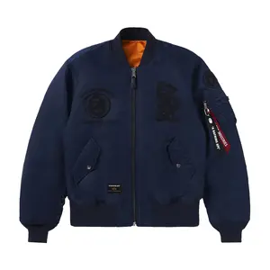 A BATHING APE X Alpha Industries Ma-1 Jacket - Black