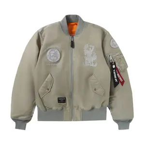 A BATHING APE X Alpha Industries Ma-1 Jacket - Green