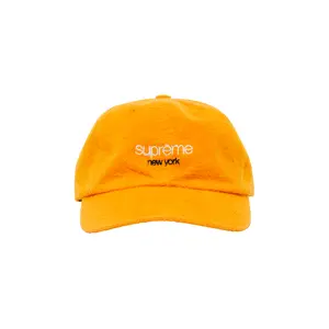 Supreme Washed Flannel 6-panel Cap - Gold