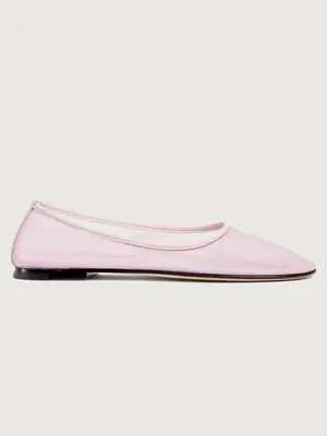 Dear Frances Balla Mesh Ballerinas - Pink
