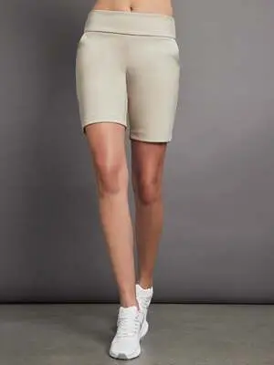 Knee Slit Shorts For Women