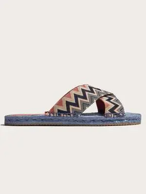 Missoni Harlow Wave Sandal - Multi Black