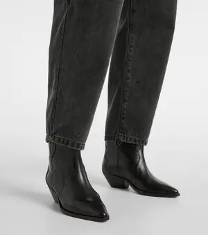 Isabel Marant Étoile Catarina Paneled Tapered Jeans